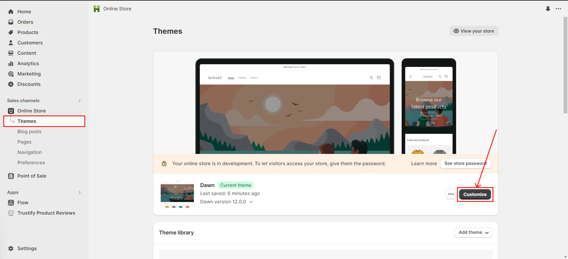 Enable Trustify Google Reviews app in your theme - Trustify Reviews