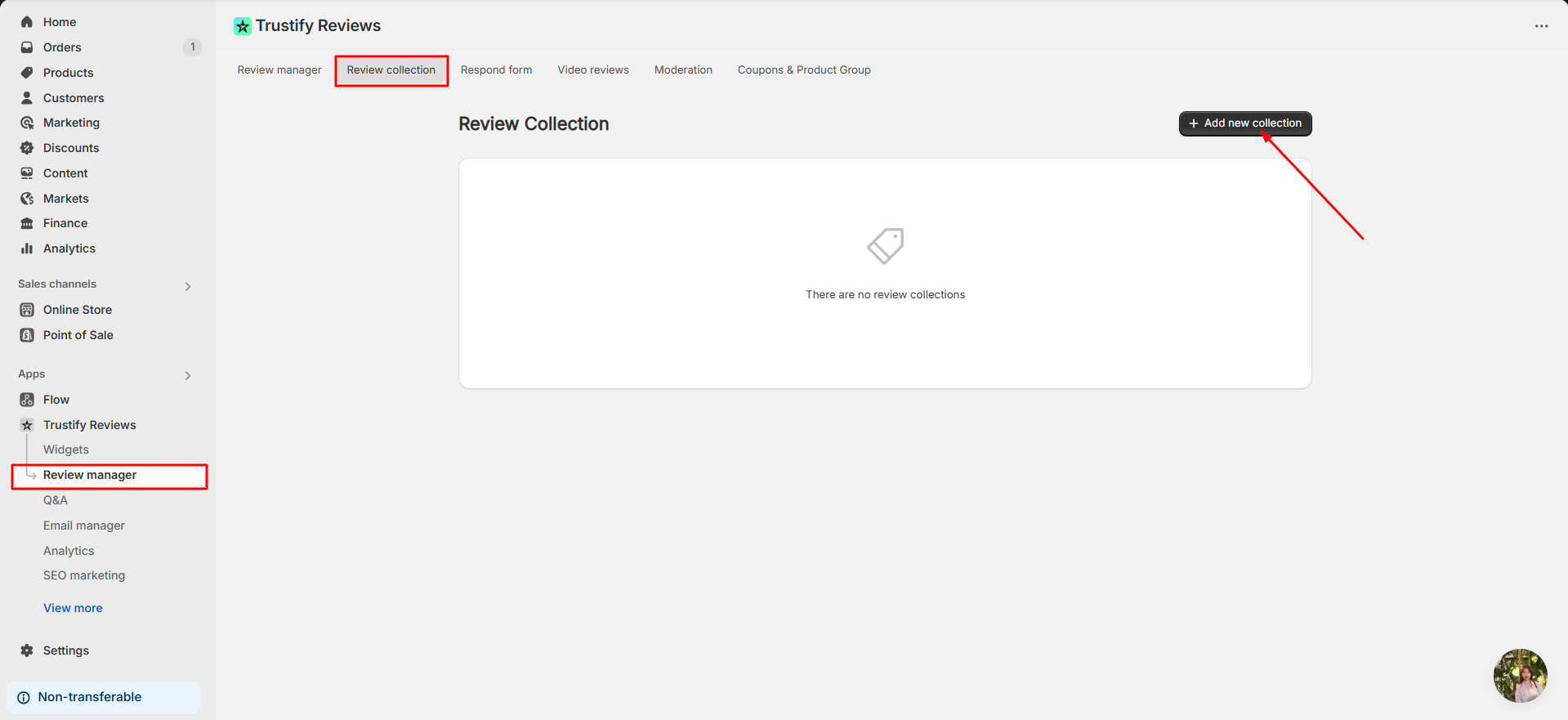 How to setup review collections with Trustify Product Reviews app ...